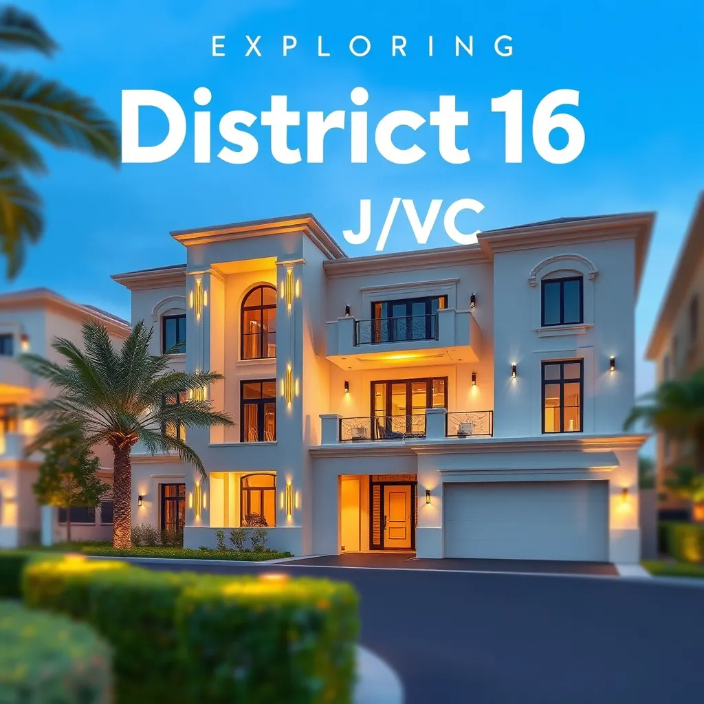 Exploring District 16 JVC: Real Estate and Community Insights